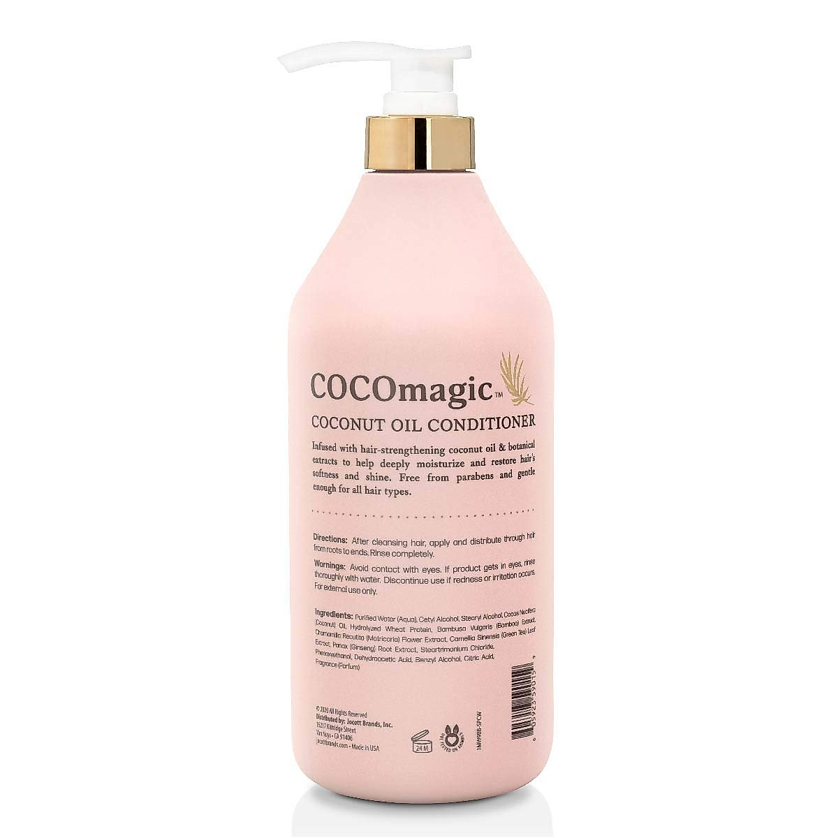 Cocomagic Conditioner with Coconut Oil and Botanical Extracts – Deeply Hydrates and Restores Shine | Paraben-Free, Gentle for All Hair Types (32 Oz)
