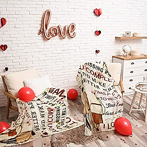 to My Man Gift for Him Blanket Valentine Gift Anniversary Birthday Gifts for Boyfriend Present Ultra Soft Fleece for Groom Engagement Wedding Father