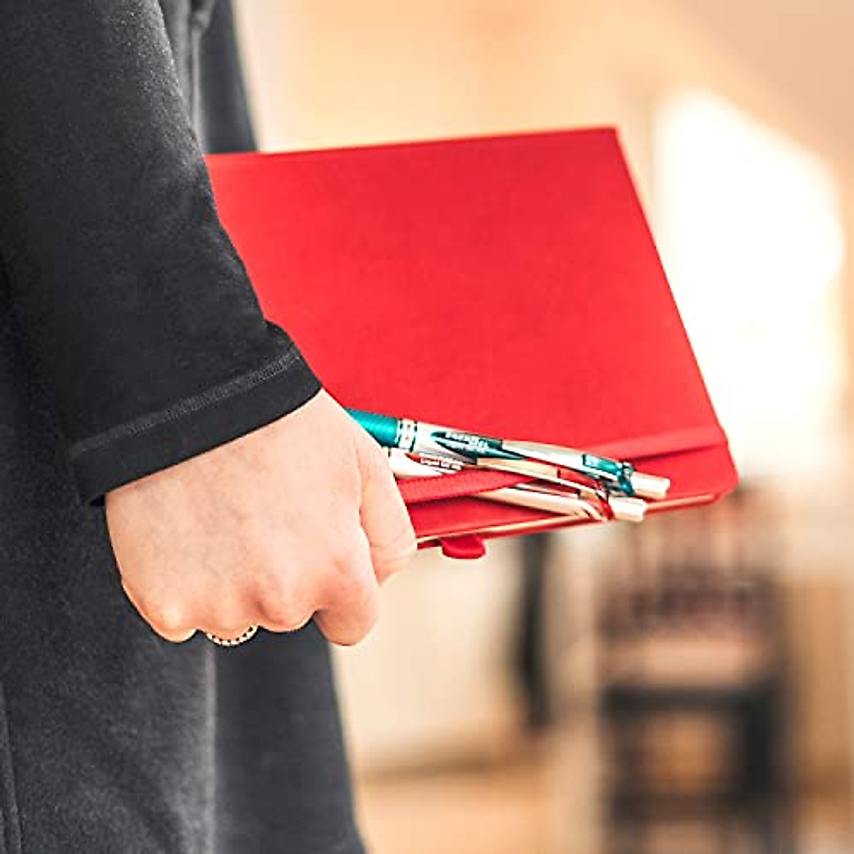 Pentel EnerGel Pearl RTX, 0.7mm, Black Ink, Box of 12 (BL77PWP-A)