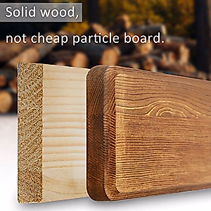 WEBI Coat Rack Wall Mounted,Wood Coat Hooks Wall Mounted,16’’ Hole to Hole,Coat Hanger Wall,Hook Rack Rail,5 Hooks for Hanging Coats,Hats,Jacket,Clothes