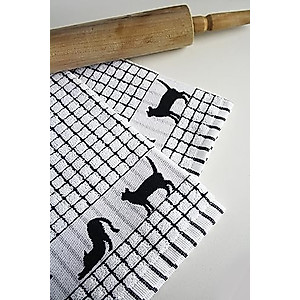 Samuel Lamont Poli-dri Jacquard Tea Towel Cat
