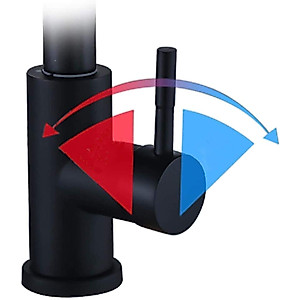 Bathtub Faucet Kitchen Mixer Sink Tap, 360 ° Spin Kitchen Mixer taps, Single Lever Pull Out Sprayer Cold and Hot Water Mixer Faucet, Kitchen Sink Taps