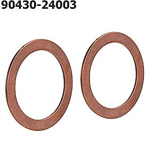 12157-10010 90430-24003 90430-18008 Differential and Transmission/Transfer Case Drain Plug Crush Washers Gaskets Compatible with Toyota 4runner Tacoma Tundra FJ cruiser Land Cruiser