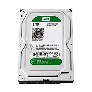 Western Digital Caviar Green 1TB 3.5" 1000GB Serial ATA III Hard Drives (3.5", 1000GB, 7200 RPM)