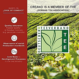 Creano Flowering Tea Gift Set - White Tea – 6 Blooming Tea with 17oz Glass Teapot