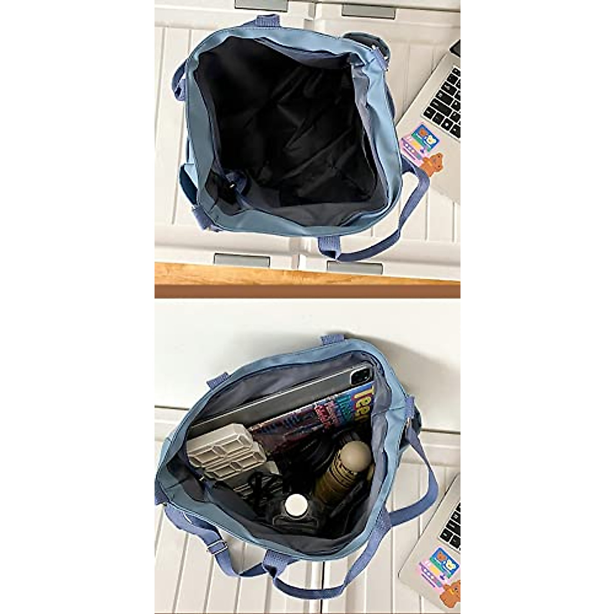 Hobo Bag Unisex Tote Bag Stylish Students Casual Large Canvas Handbag School Shoulder Bag