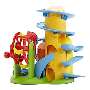 Little Tikes Learn & Play Roll Arounds Turnin' Town, Including 3 Toy Cars and Playset, Sounds & Music, Slide & Turn-Birthday Gifts for Kids, Toddler Toys for Boys and Girls Ages 18 months 1 2 3+ Years