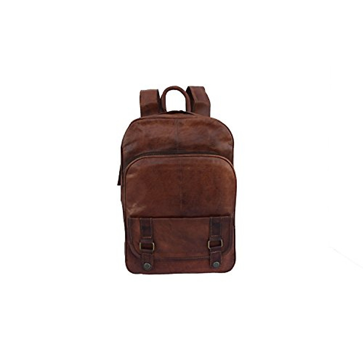 Vintage Leather Backpack Shoulder Bag Fits 13 Inch MacBook / Laptop | Men Women Office Rucksack | Unisex Teens College School Book Bags