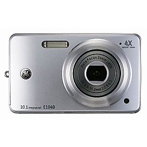 GE E1040 10MP Digital Camera with 4x Optical Zoom (Silver)