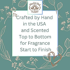 Scented Candle for Home by Way Out West Candles - Long Lasting Home Fragrance or Essential Oils - Small Candles Gifts for Women - 12 Oz Native Piñon Pine Natural Pine Soy Candles - Made in USA