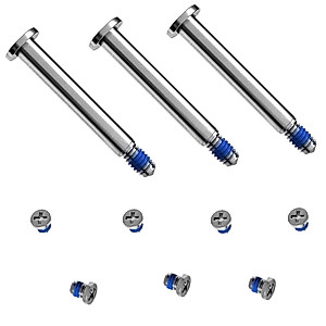 Replacement Screws Set for MacBook Pro 13 15 17inches A1278 A1286 A1297 2009 2010 2011 2012, 10pcs Unibody Bottom Case Cover Phillips Repair Replacement Notebook Laptop PC Computer Screw