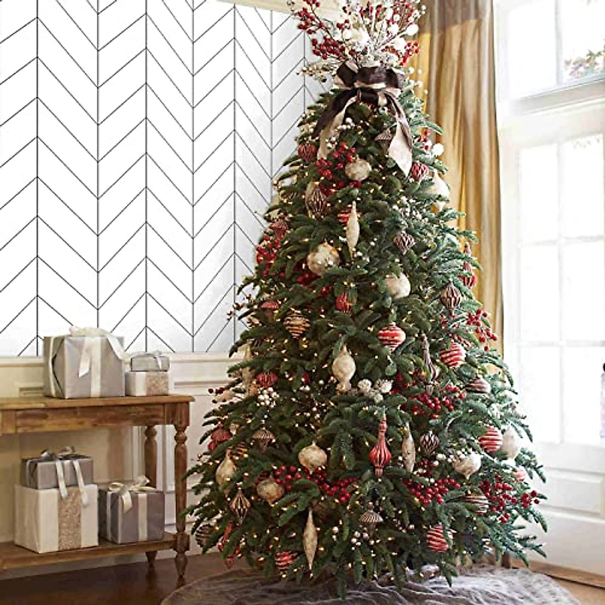 LXCREAT Peel and Stick Wallpaper Stripe Removable Wallpaper 17.71 in X 118 in Black/White Self Adhesive Wallpaper Modern Durable for Home Decoration Old Furniture Renovation Paper