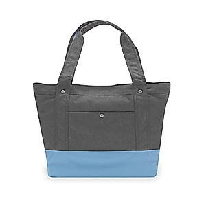 Everest Stylish Tablet Tote Bag, Charcoal, One Size,1002TB-CCA/BL