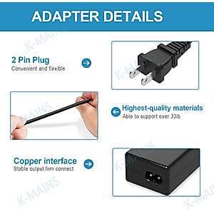 K-Mains Power Supply Charger for Dell Docking Station D3100 Displaylink 4k PSU