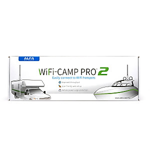 ALFA Network WiFi CampPro 2 Universal WiFi/Internet Range Extender Kit for Caravan/Motorhome, Boat, RV