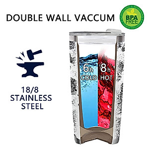 Paayna Best Mom Insulated Vacuum Tumbler with Lid, Mother's Day Birthday Gifts for Mom Women Grandma, Cow Print Stainless Steel Double Wall Cup, 20 oz Travel Detachable Straw Mug