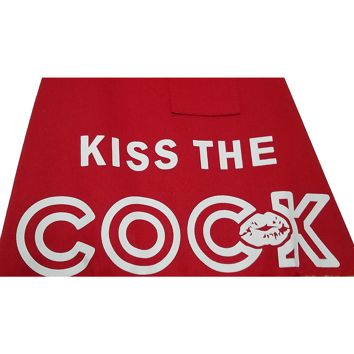Kiss The Cook Prank Apron - Perfect Gag For Dad & Barbecue Parties