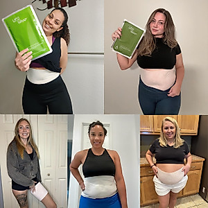 Ultimate Lipo Body Wrap With Guarana, Green Tea, and Seaweed Wraps Works for Stomach Belly Legs Arms Abdomen 5 Wraps