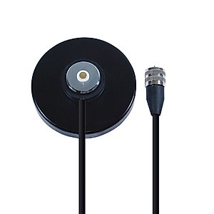 Midland – MXTA12 MicroMobile Antenna Mag Mount with NMO Connector and 12 Foot Cable – Compatible with MXT105, MXT115, MXT275, MXT400, MXT500, and MXT57