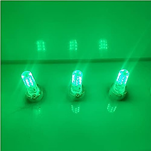 Best to Buy (8-Pack) Brightest 2-Watt G4 LED Bulb 12V AC/DC, 24 SMD 3014 LED, 2W Green Blue Red Color (Jc10 Bi-pin 10-13W Replacement) (Green) (Green)