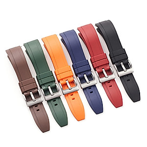 WOUKUP Silicone Watch Bands Quick Release Rubber Watch Strap 18mm 19mm 20mm 21mm 22mm 24mm Replacement Sport Watchbands for Men and Women