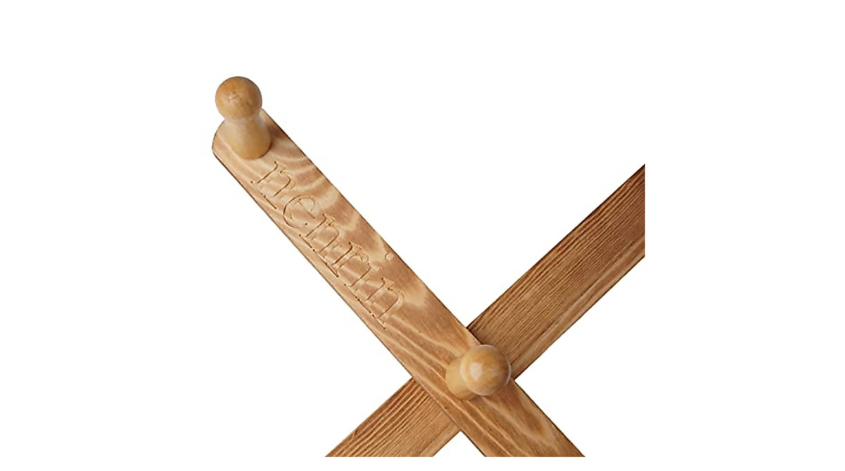 Expandable Wood Rack - 14 Peg Wall Hanger