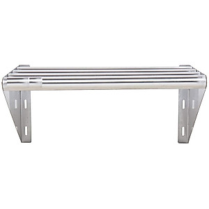 KPS Commercial Stainless Steel Tubular Wall Shelf 14 x 48