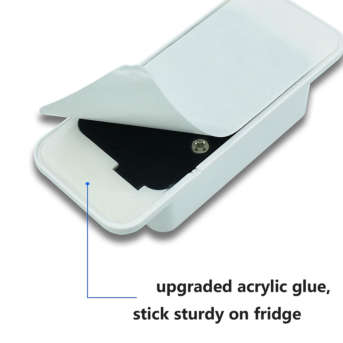 ArbaroClara Fridge Door Lock Child Safety, Heavy Duty Kidsproof Coded Locker Combination Without Keys, Baby Proof Refrigerator Latch for Freezer Cabinet, 2Pack White