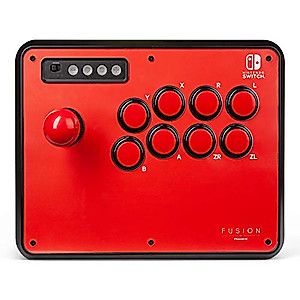 PowerA Fusion Wireless Arcade Stick for Nintendo Switch, Lite, Fight Stick, Gamepad, Game Controller, Bluetooth Controller, AA - Nintendo Switch