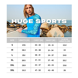 ADOREISM Men's Splice Compression Long Sleeve Rash Guard Surf Swim Shirt UV Sun Protection UPF 50+ (Leopard Print,XL)