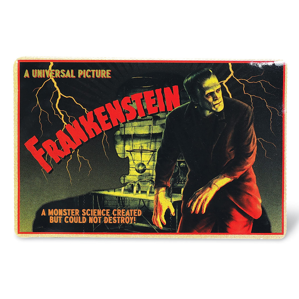 Jada Toys Universal Monsters 1:24 1957 Chevy Suburban Die-cast Car & 2.75" Frankenstein Figure, Toys for Kids and Adults