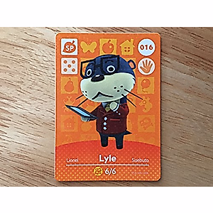 Nintendo Animal Crossing Happy Home Designer Amiibo Card 16 Lyle 016/100 by Nintendo