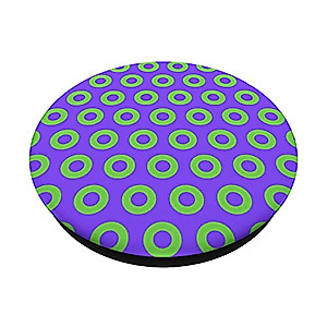 Phish Donut Pattern | Purple and Green PopSockets Swappable PopGrip