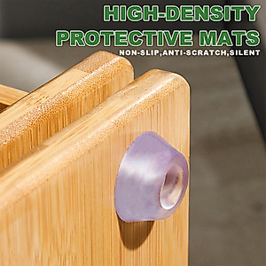 YOWOS Rotating Bookshelf Tower, 360 Display Spinning Bookshelf, Bamboo Bookshelf Floor Standing Storage Rack, Wood Narrow Book Shelf Organizer for Kids&Adults, Natural 6 Tier