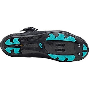Giro SICA Shoe - Women's Black/Teal, 38.5