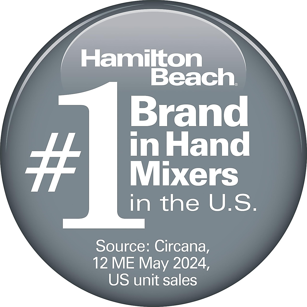 Hamilton Beach 6-Speed Electric Hand Mixer with Snap-On Case, Beaters, Whisk, Black (62692)