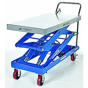 Vestil AIR-1500-D Carbon Steel Air Cart 1500 Lb. Capacity Silver