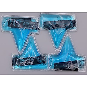 Finger Hot and Cold Gel Packs Broken Finger, Cold and Hot Treatment Sleeve, Cold Finger Sleeve for Arthritis, Finger Cold Gel Ice Pack, Ice Pack for Broken Fingers(4 Count