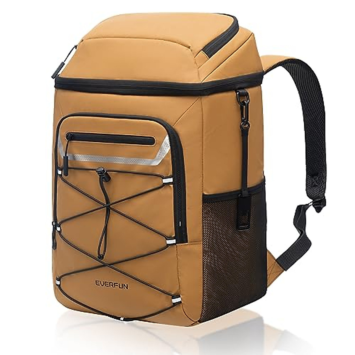 EVERFUN Cooler Backpack Insulated Leakproof 36 Cans, Cooler Bag with 2 Insulated Compartments Waterproof, Lightweight Hiking Beach Lunch Travel Camping Cooler for Men and Women