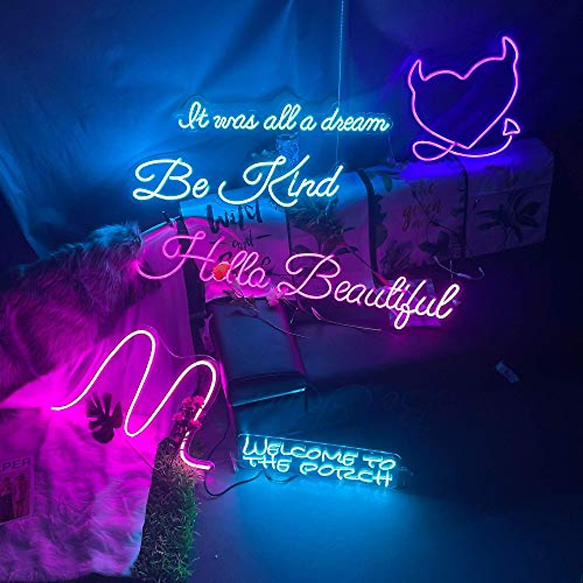 SELICOR Personalized Neon Signs Led Neon Signs Light for Bedroom Wedding Birthday Party Home Décor Custom Neon Sign Bar Store Logo Neon Sign (1 Line Text, Max 48")