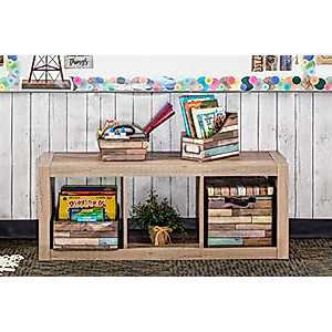 Teacher Created Resources Reclaimed Wood Storage Bin (20914)