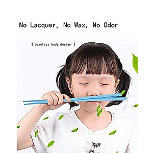 HuaLan Colorful Fiberglass Chopsticks, Dishwasher Safe Chopstick, Reusable Non-slip Chop Sticks, Lightweight Chopsticks 9 1/2 Inches, 5 Pairs