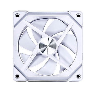 Lian Li UNI Fan SL V2 RGB Revolutionized Daisy-Chain ARGB Fan 120mm Single Pack White SL120V2-1W