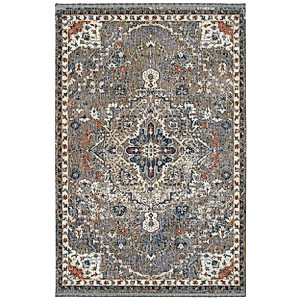 Kaleen Rugs Artundra Collection 8'6" x 11'7" Transitional Oriental Area Rug,Lavender