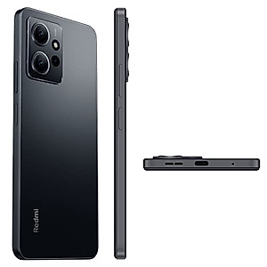 Xiaomi Redmi Note 12 4G LTE (128GB + 4GB) Global Unlocked 6.67" 50MP Triple (ONLY T-Moble/Tello/Mint USA Market) + (w/ 33W Fast Dual Charger Bundle) (Onyx Gray Global + 33W Car Charger)