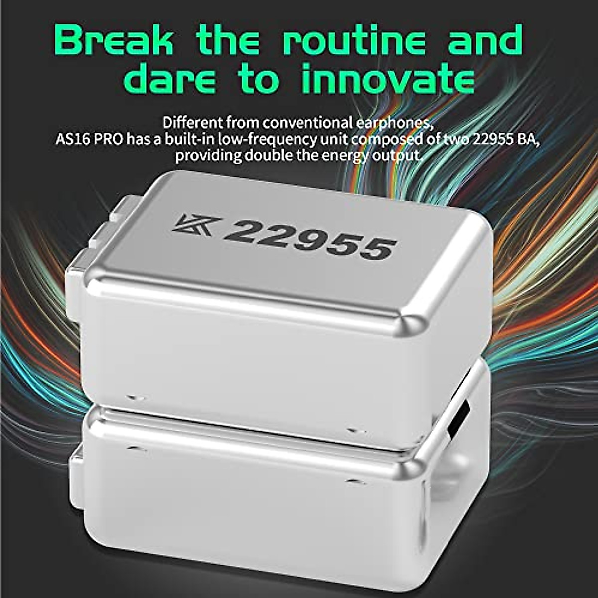 KZ AS16 Pro 8 Balance Armatures in-ear Monitor Headphones, KZ 2022 New HiFi Music Earbuds Earphones for Studio Recording, Stereo Sound Gaming Earbuds Positioning Headsets(without MIC, BLACK)