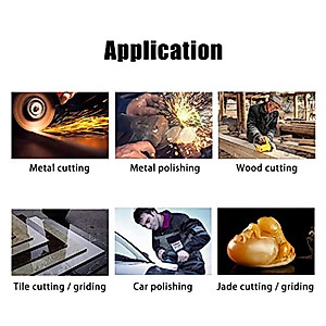 YaptheS Cordless Angle Grinder, Angle Grinder Cordless Brushless Motor 18v Cordless Brushless Motor, Discs Brushless Motor