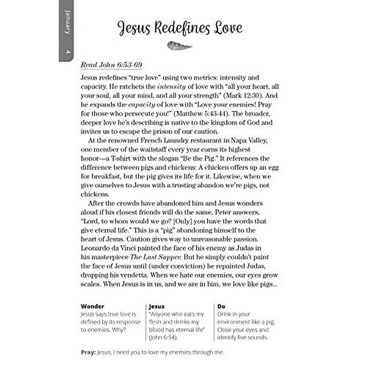 Jesus-Centered Daily: See. Hear. Touch. Smell. Taste.