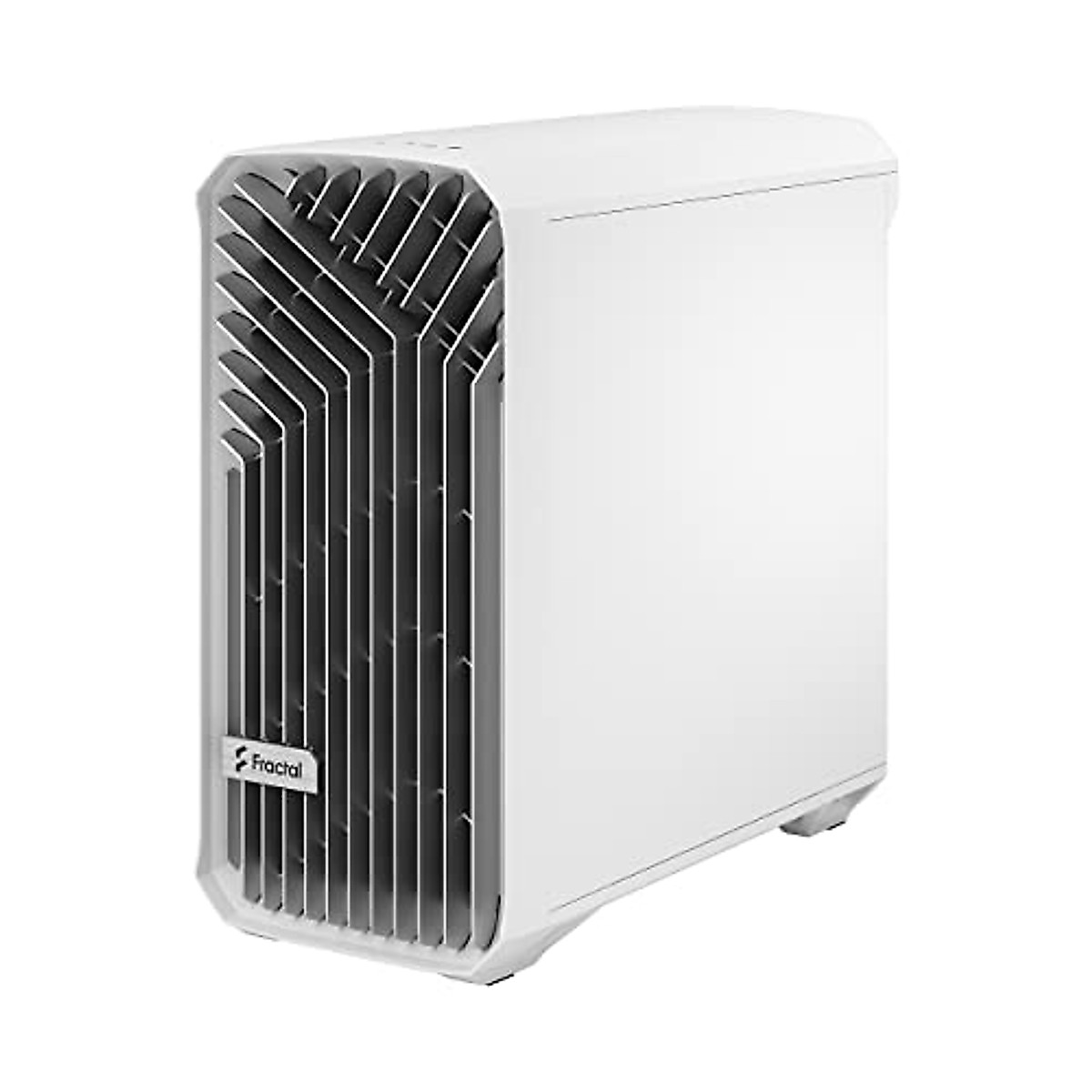 Fractal Design Torrent Compact White - Clear Tint Tempered Glass Side Panel - Open Grille for Maximum air Intake - Two 180mm PWM Fans Included - Type C - ATX Airflow Mid Tower PC Gaming Case