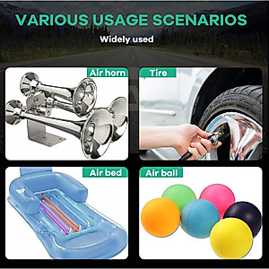 STAYTOP Dual Air Compressors 5 Gallon Air Tank for Air Suspension/Air Ride Bag/Train Horn/Spring, Onboard Air System Kit 200 psi Compressors